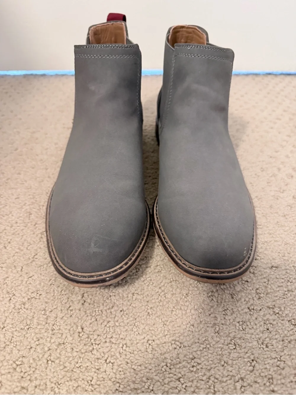 Steve Madden | Shoes | Steve Madden Gray And Brown Chelsea Boots With ...
